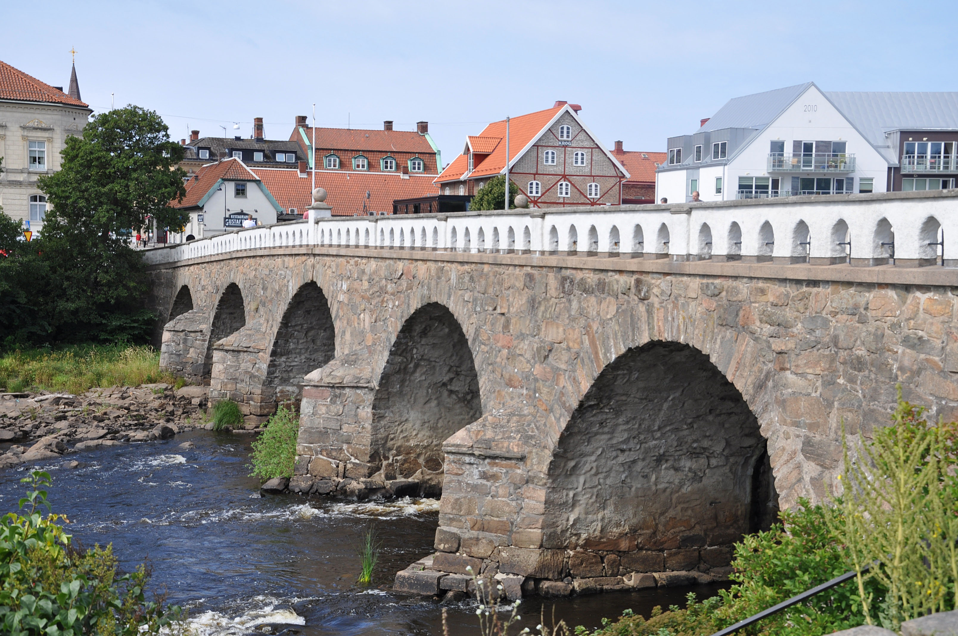 Tullbron över ån Ätran
